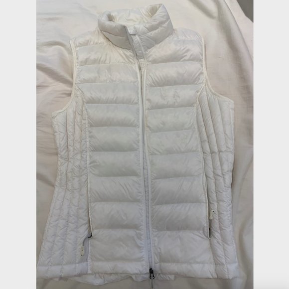 Jackets & Coats | Puffy Cream Colored Vest | Poshmark
